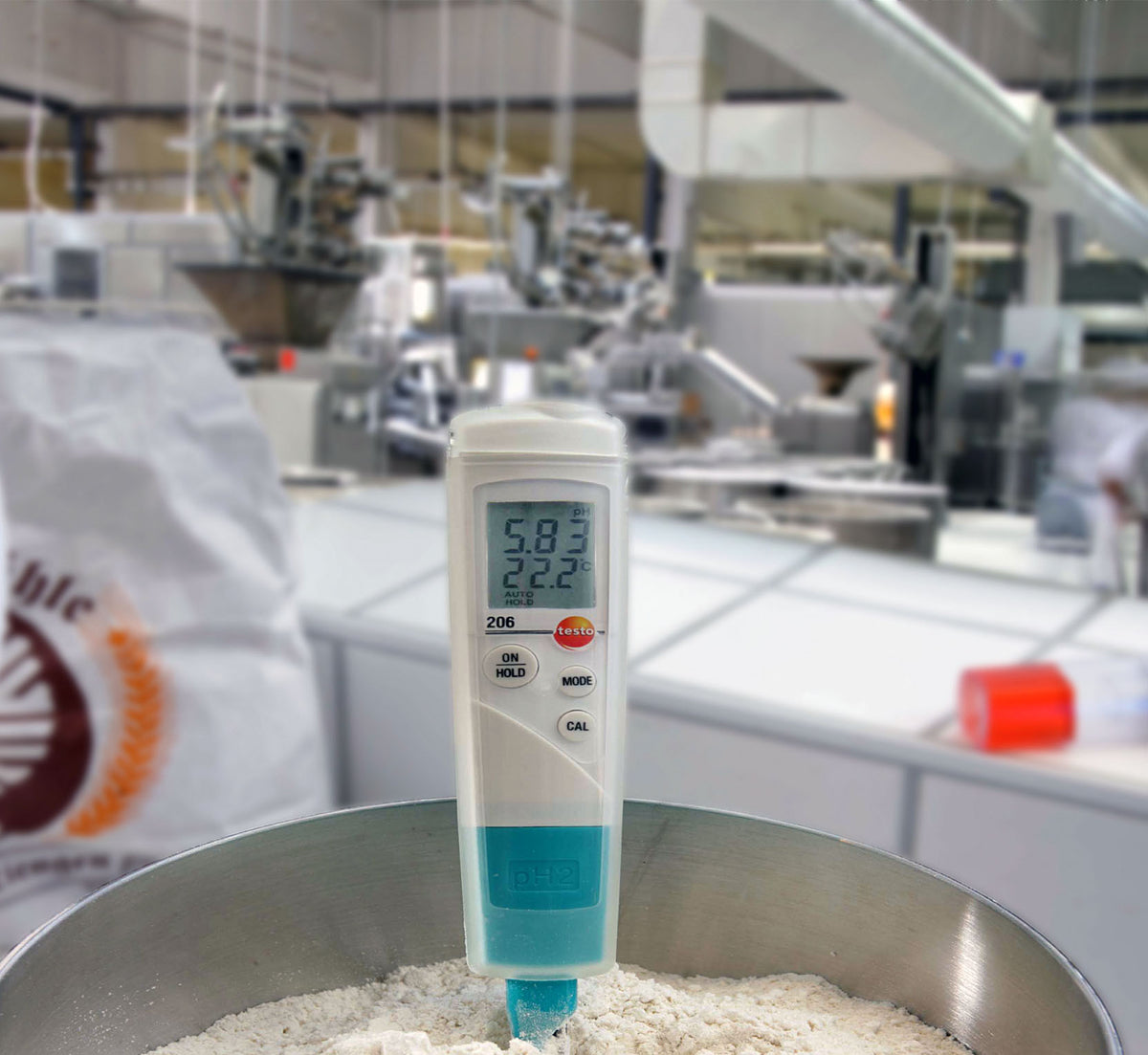pH Meter for Semi Solid Foods - Testo 206-pH2 - Testo NZ