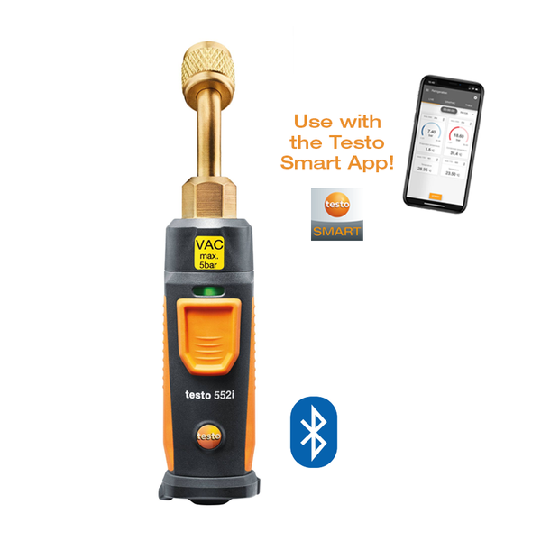 App Controlled Wireless Vacuum Probe | Testo 552i - Testo NZ
