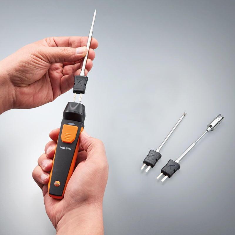 Thermometer with Temperature Probes and App | Testo 915i - Testo NZ