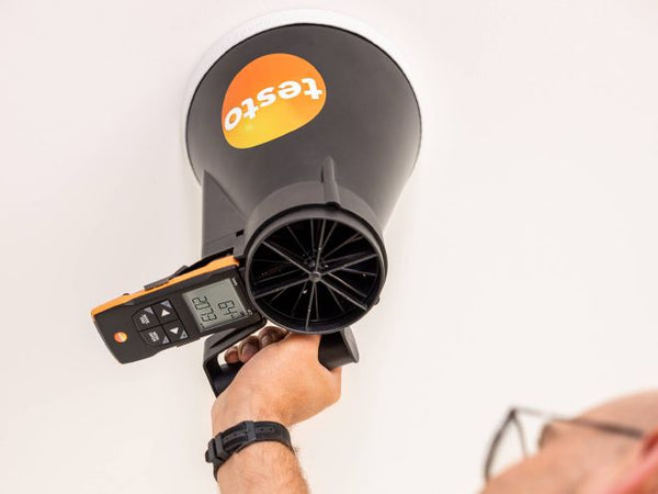 testo 417 kit 1 - Vane anemometer with measurement funnels – Testo NZ